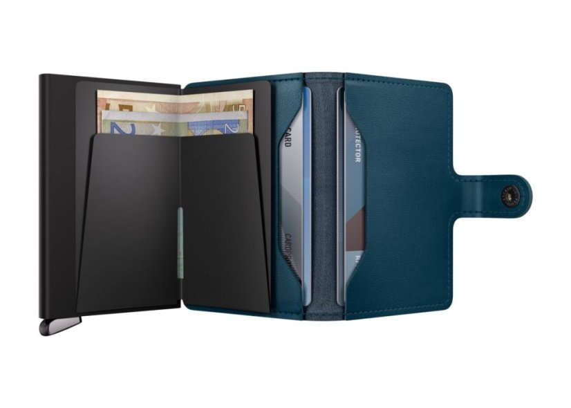 Miniwallet Secrid Emboss Lines MEl-Teal+ :: Prosch Bags